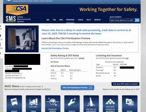 Major Changes Coming to FMCSA’s CSA Score Calculations in 2025: What ...